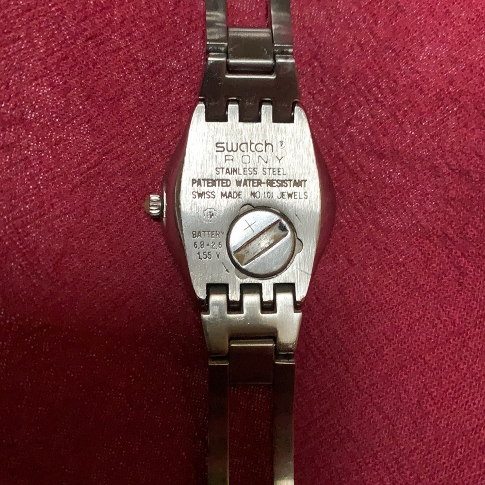 Swatch Irony “Crystalline” Stainless Steel Watch - Gem